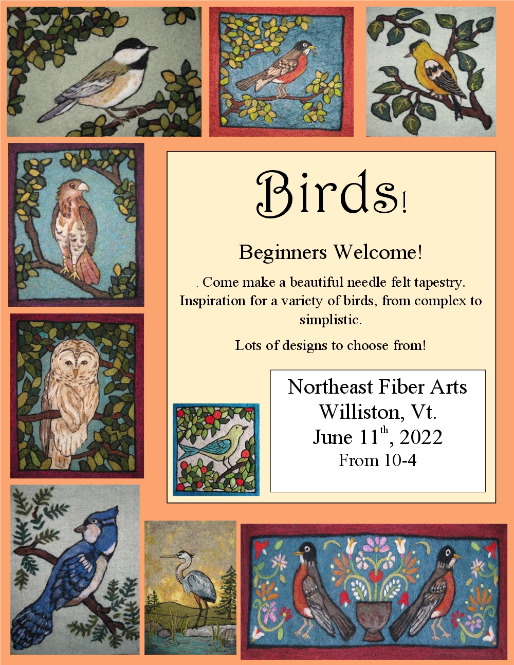 NFAC-Bird-Class-Poster – The Felting Studio